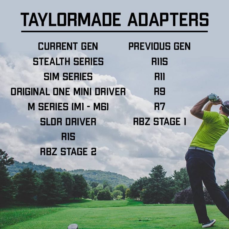 Are All Taylormade Driver Tips The Same? [With Charts]